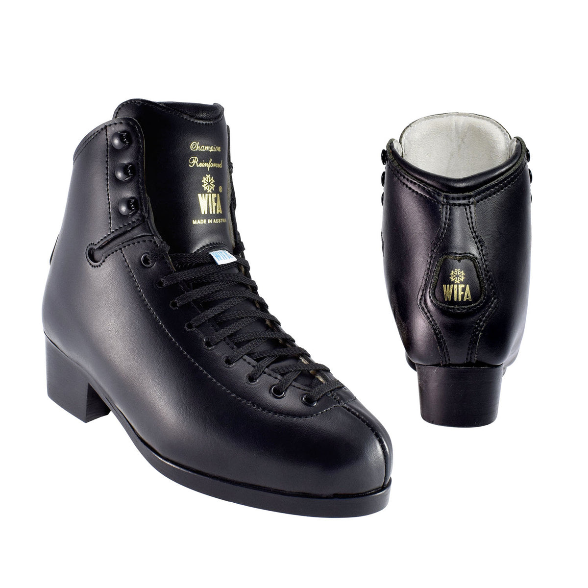 WIFA Ice and Roller Skates - Champion Reinforced Adult - Black – ZEITBIKE
